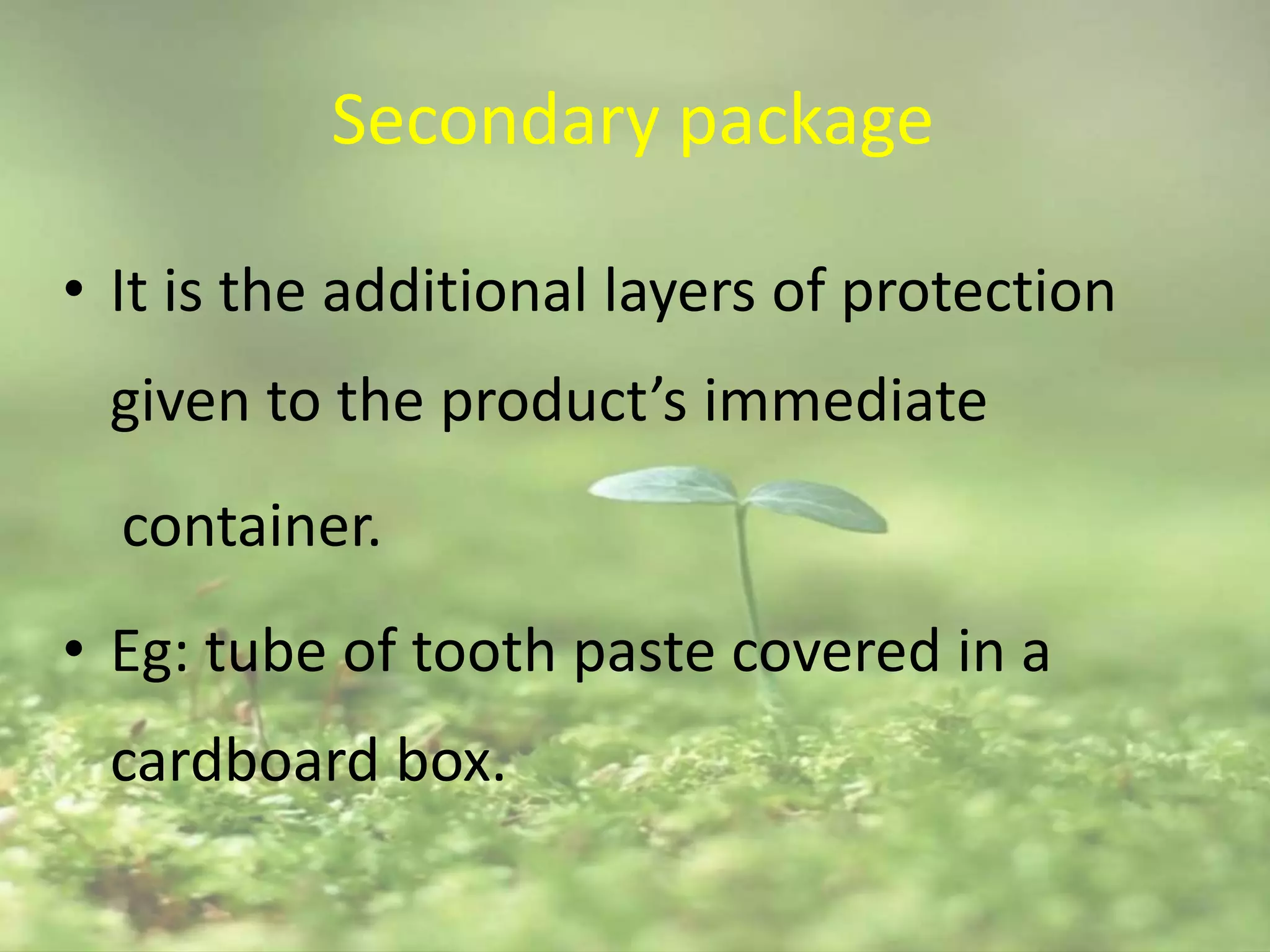 Packaging | PPTX | Business | Business and Finance