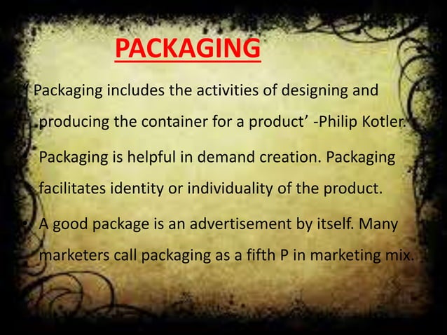 Packaging | PPTX | Business | Business and Finance