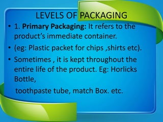 Packaging | PPTX | Business | Business and Finance