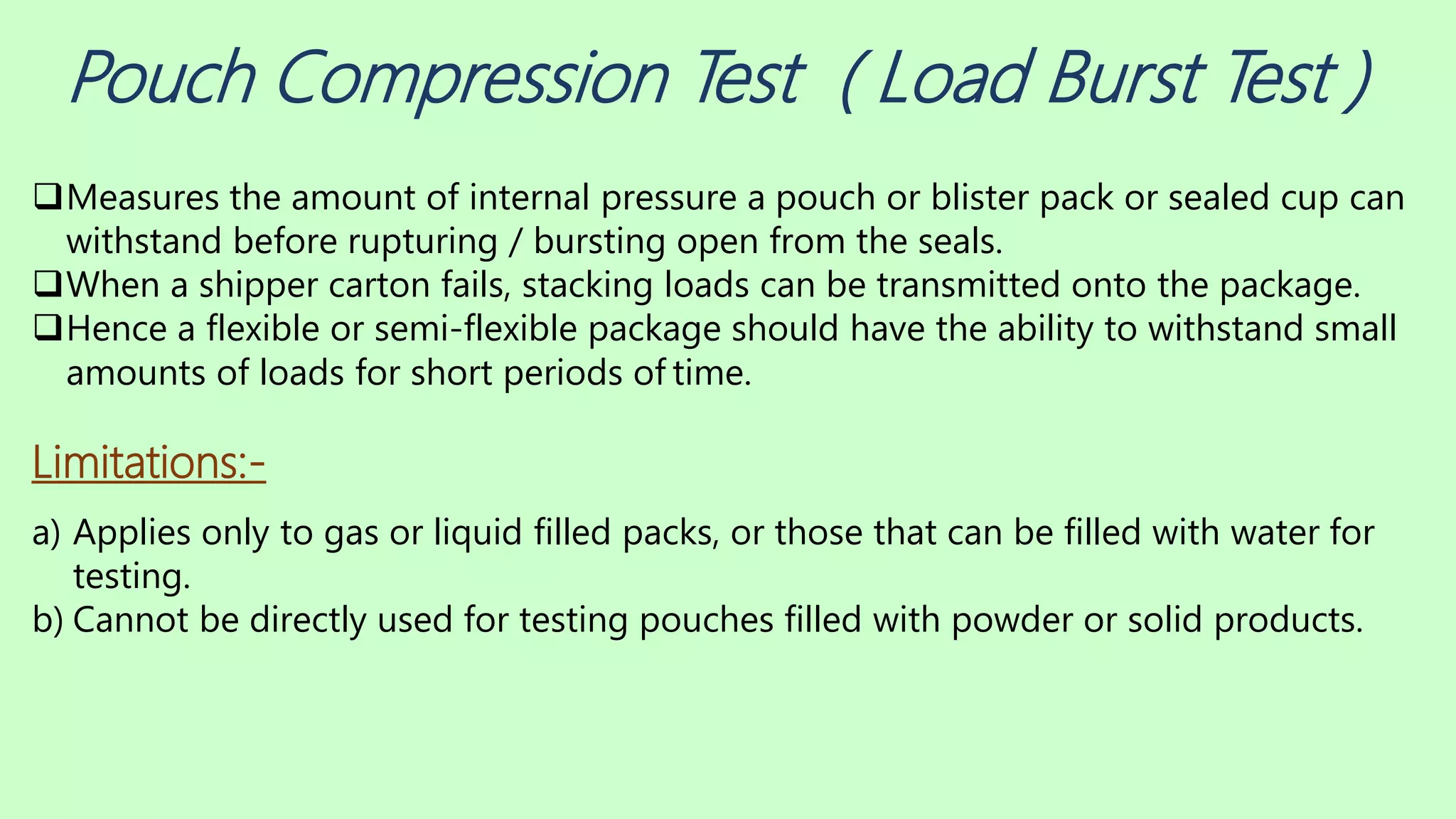 Package Testing, Control Atmosphere Packaging, Modified Atmosphere ...