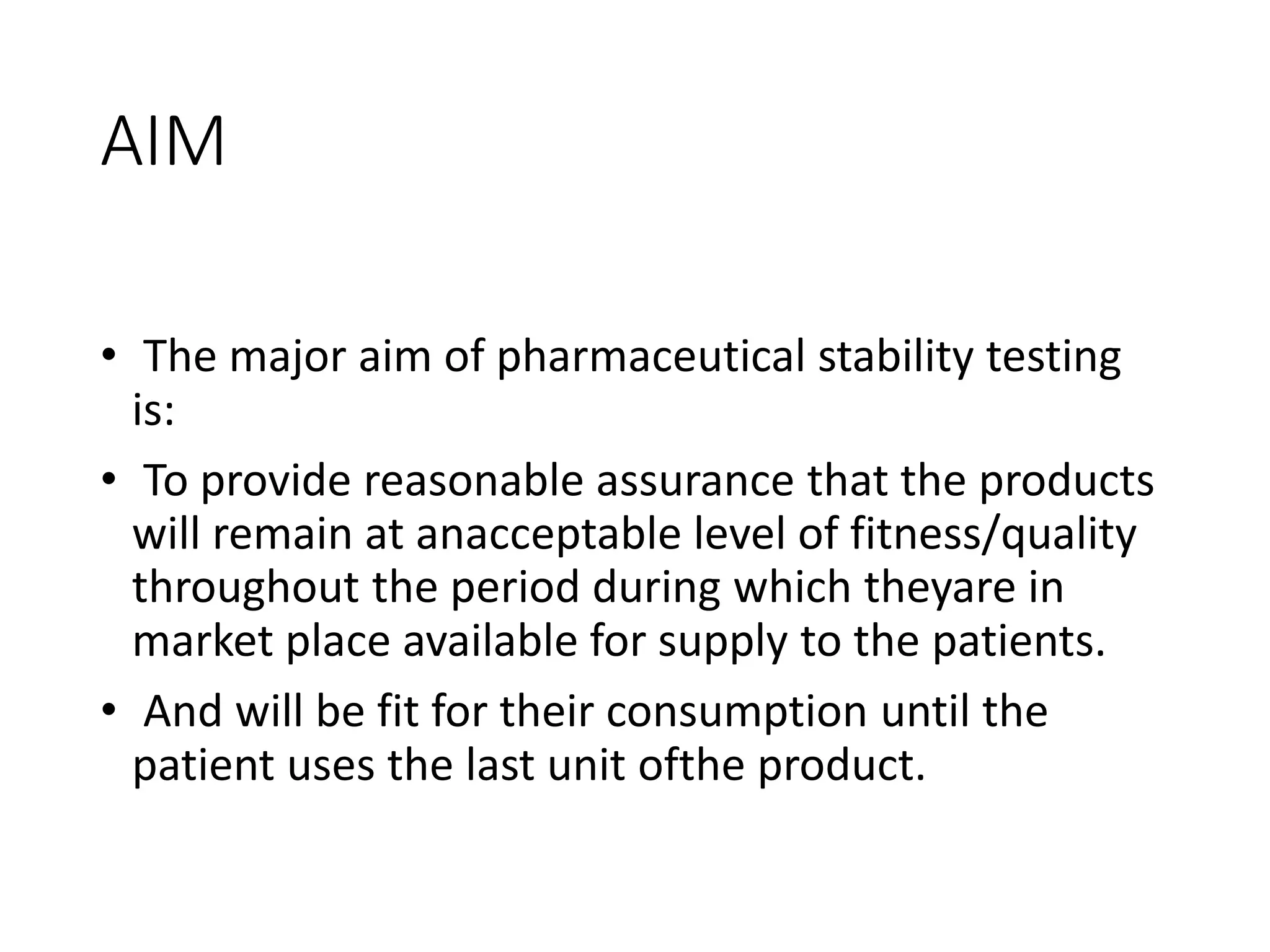 Packaging procedures stability by pharmaceutical company | PPTX