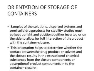 Packaging procedures stability by pharmaceutical company | PPTX