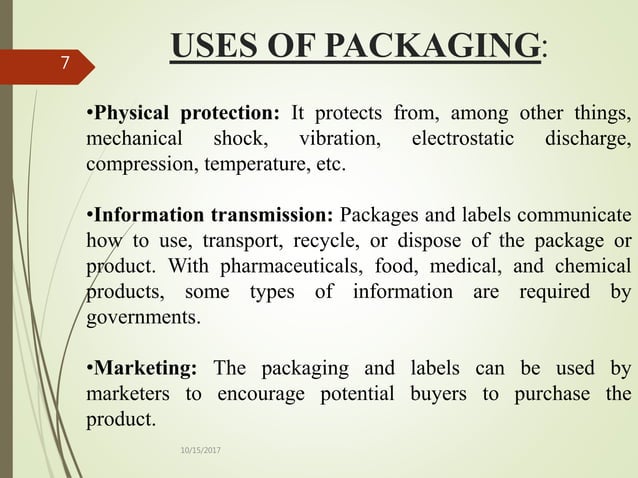 Packaging , types of packaging | PPTX | Household Supplies | Shopping