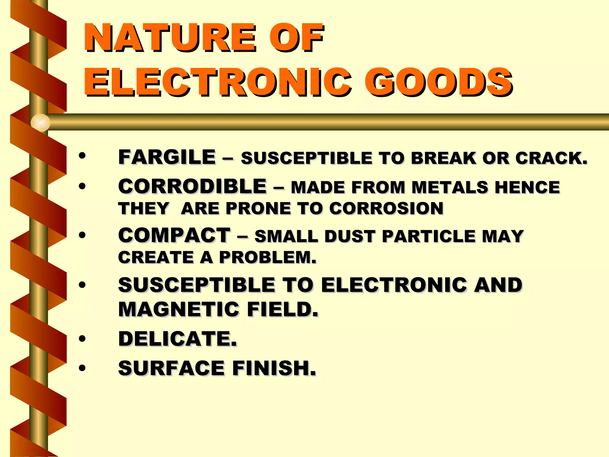 PACKAGING OF ELECTRONIC GOODS | PPT