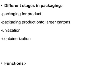 Packaging | PPT