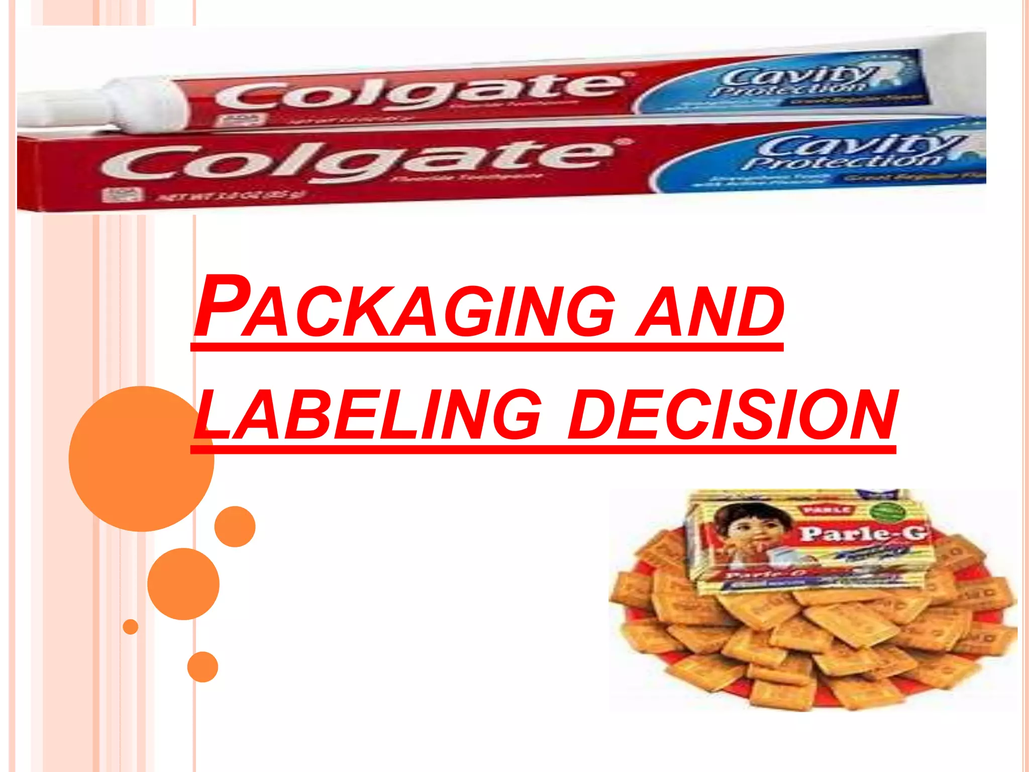 Packaging and labelling | PPT