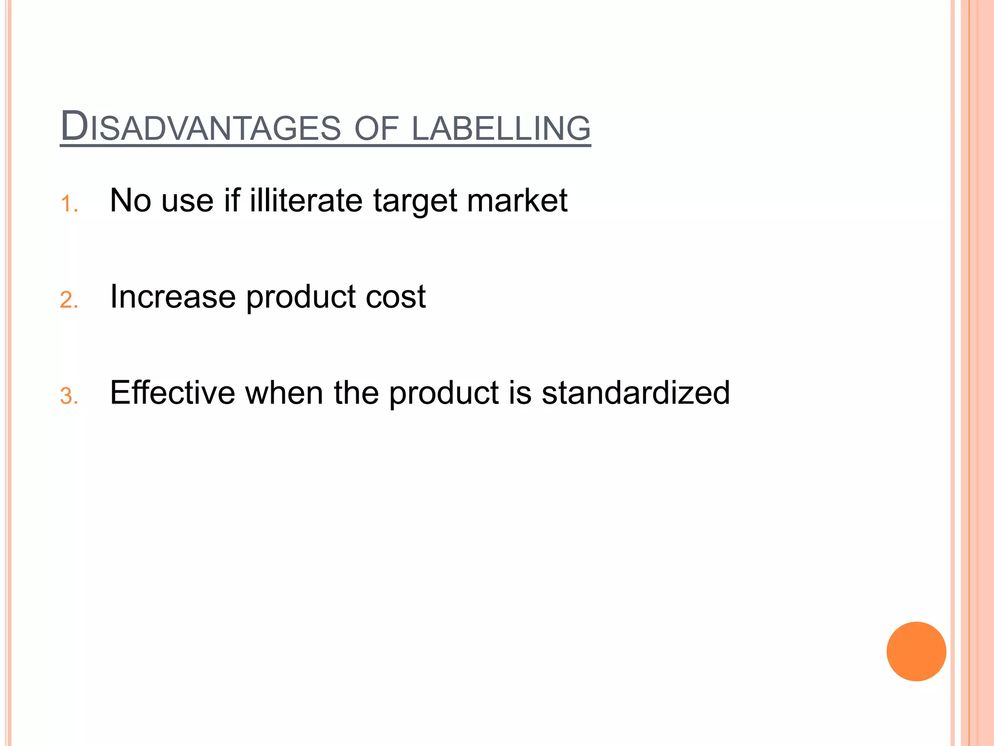 Packaging and labelling | PPT