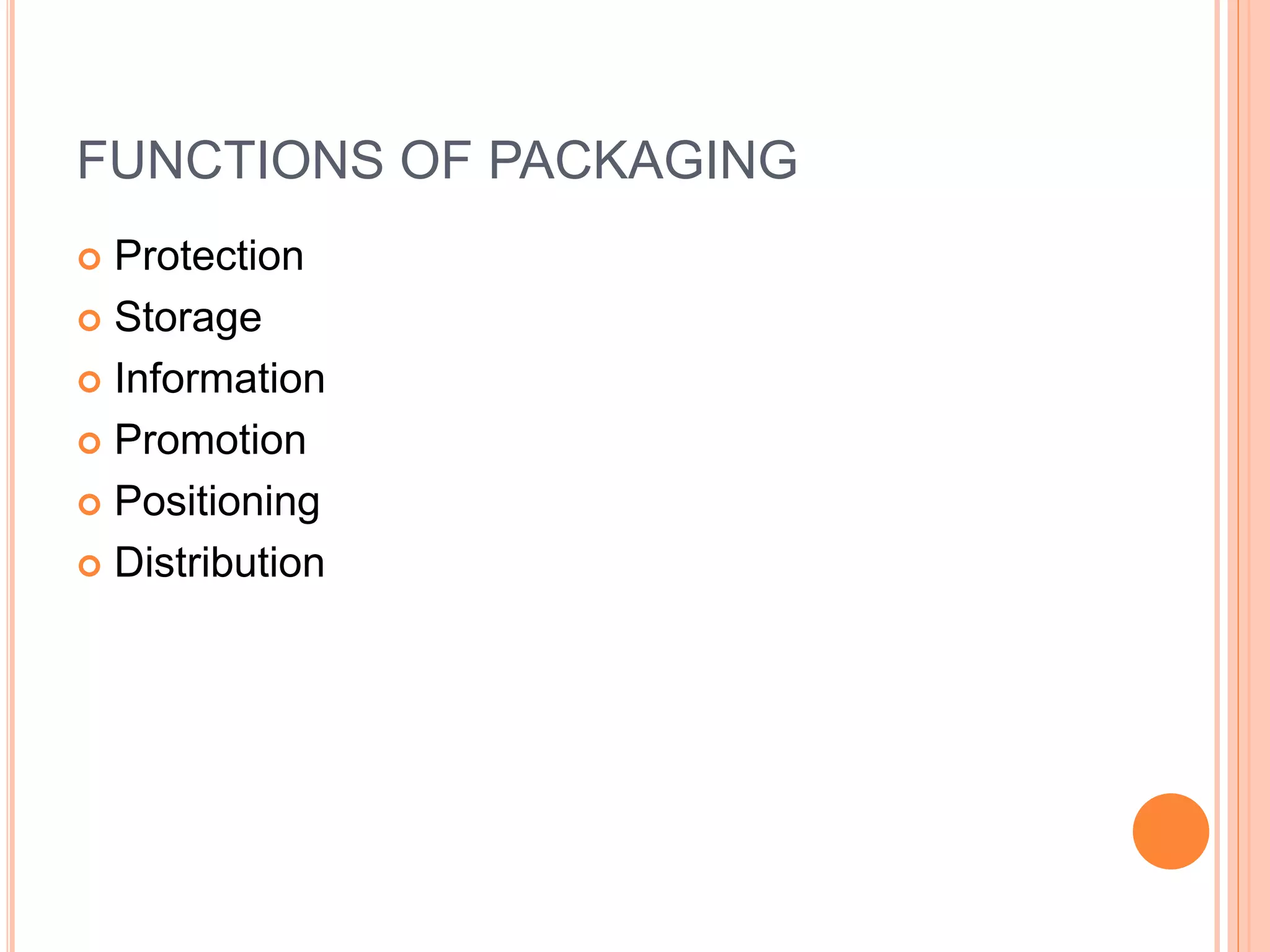 Packaging and labelling | PPT