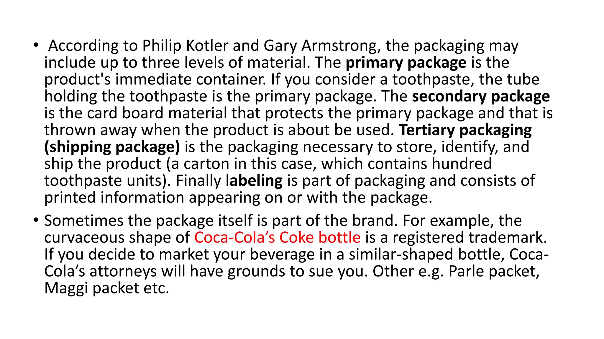 Packaging and Labelling in marketing management | PPTX | Business ...