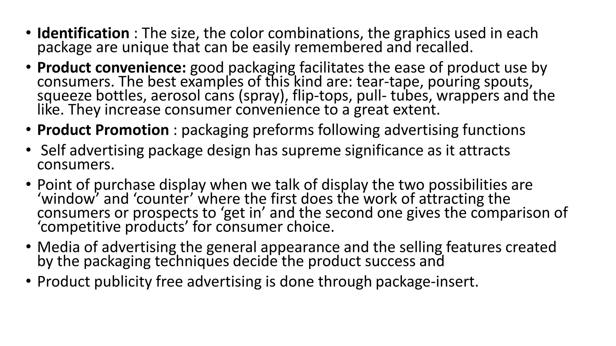 Packaging and Labelling in marketing management | PPTX | Business ...