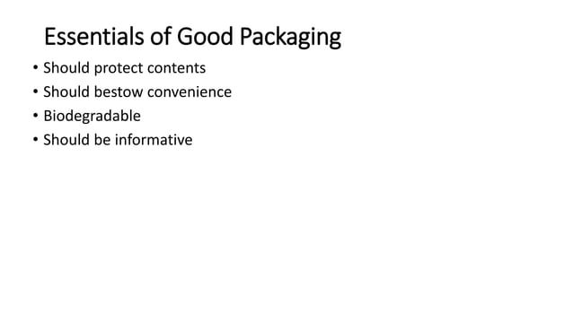 Packaging and Labelling in marketing management | PPTX | Business ...