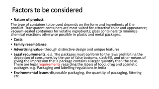 Packaging and Labelling in marketing management | PPTX