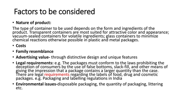 Packaging and Labelling in marketing management | PPTX | Business ...