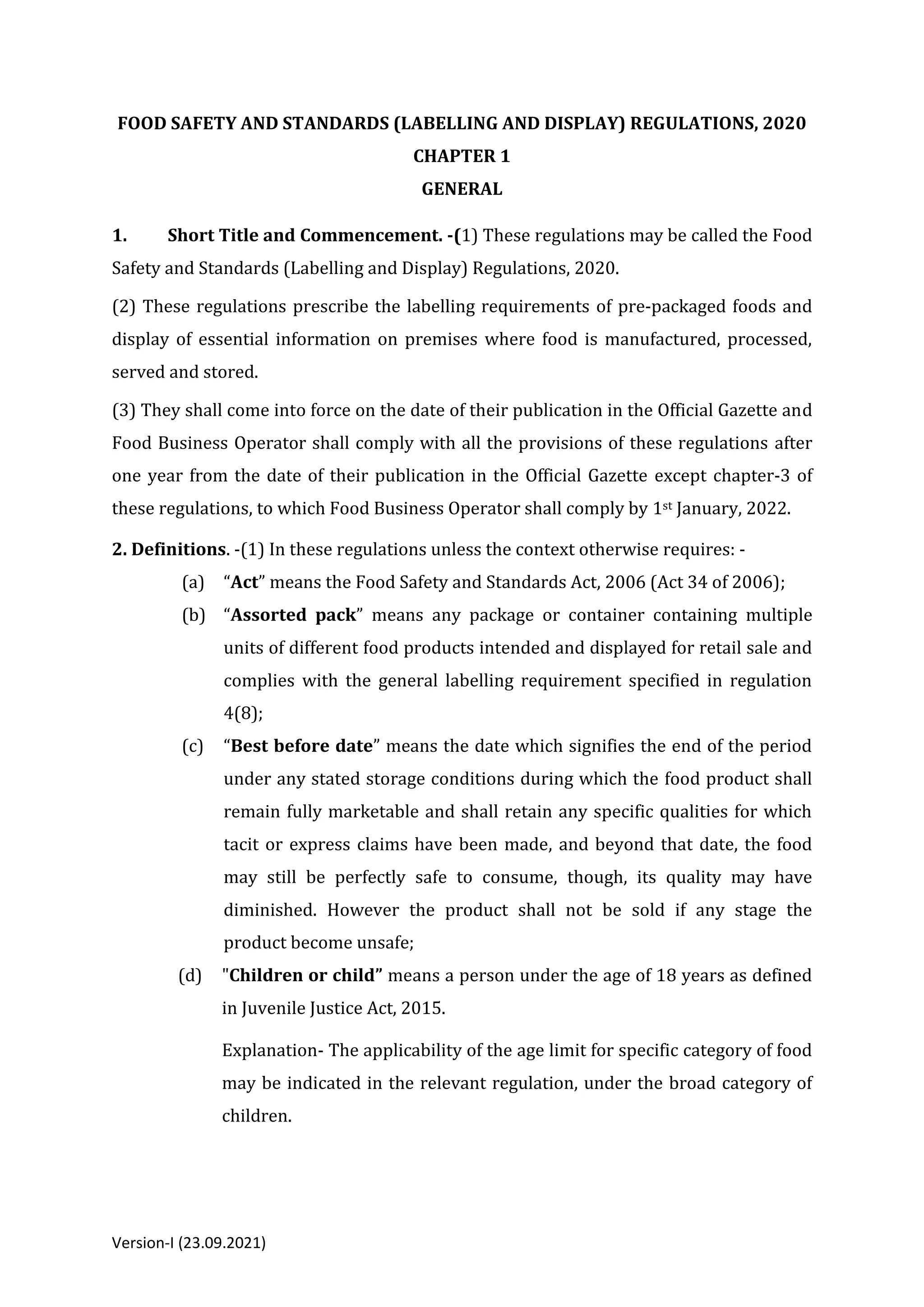 Food Packaging and Labelling FSSAI (FSAA).pdf