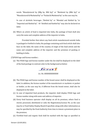 Food Packaging and Labelling FSSAI (FSAA).pdf