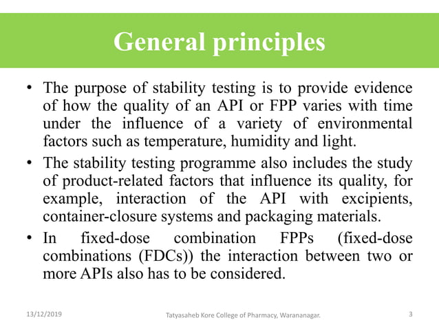 Packaging and Stability Requirements for Pharmaceuticals | PPT ...
