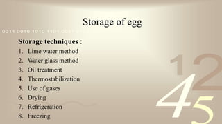 Packaging and storage of egg | PPTX