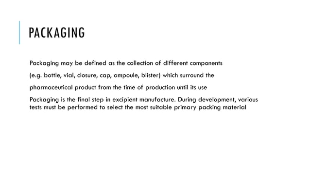 Pharmaceutical Packaging and storage sb | PDF | Pharmaceutical Drugs | Medical Health