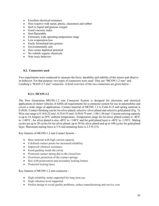 Packaging and testing of mems force sensor | PDF