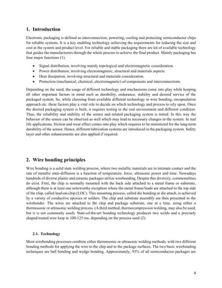 Packaging and testing of mems force sensor | PDF