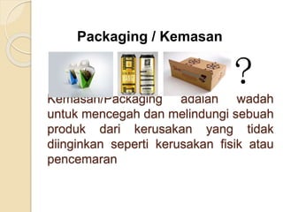 PACKAGING ATAU KEMASAN PROJEK KREATIF KW | PPT