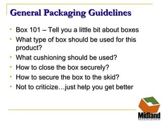 Packaging Best Practices Presentation | PPT
