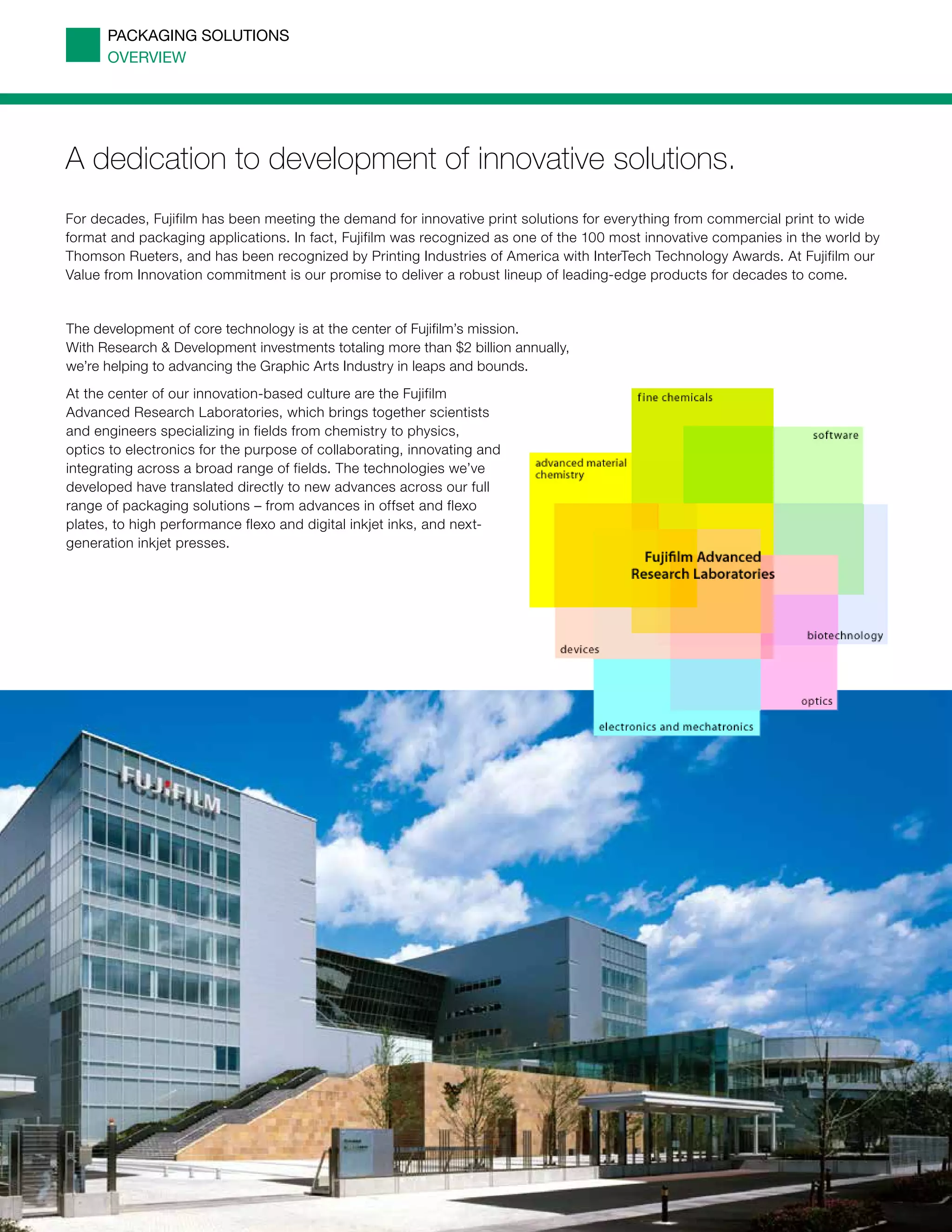 Fujifilm Packaging brochure | PDF