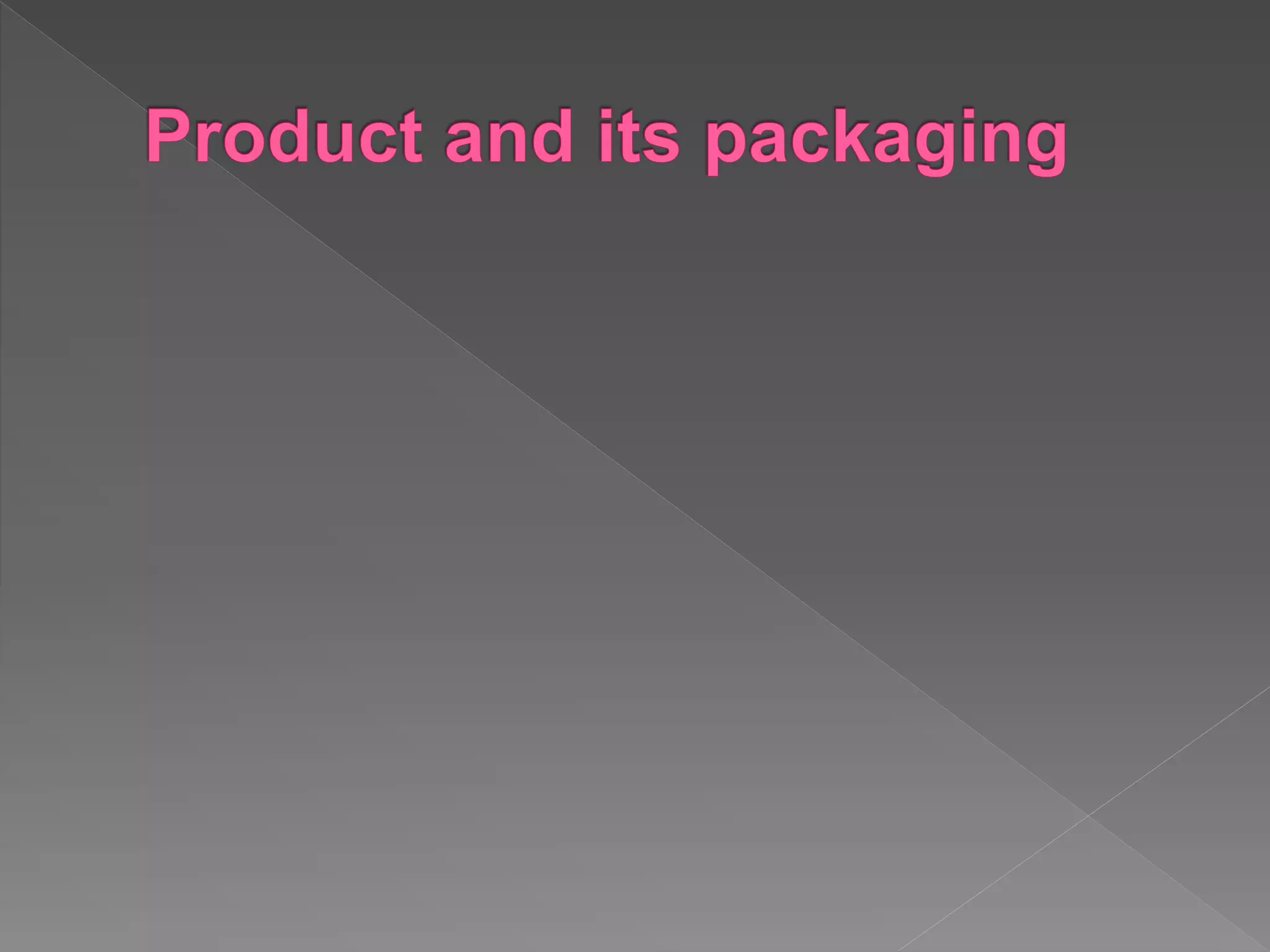 Packaging design | PPT
