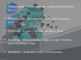 Packaging design ppt | PPTX