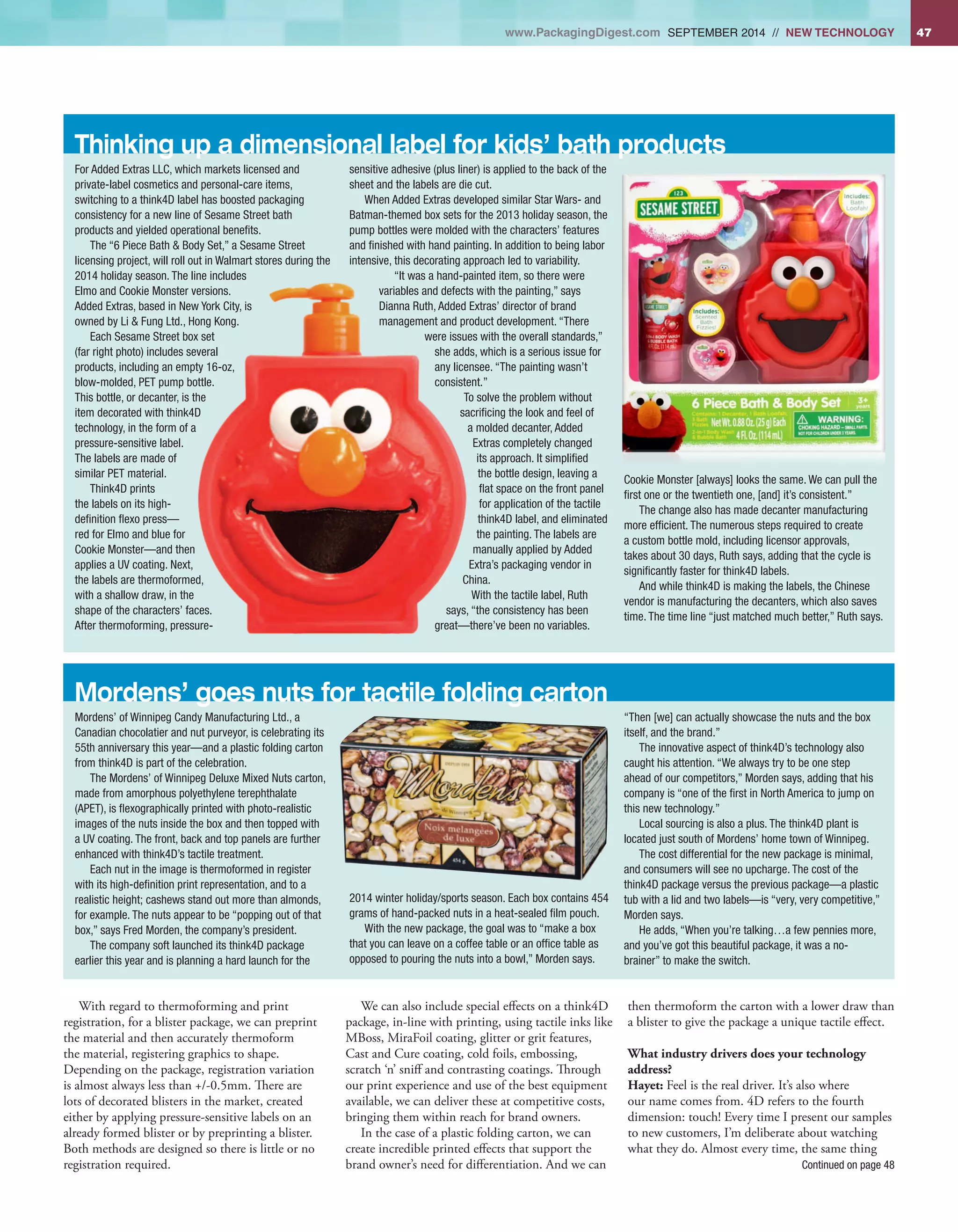 Packaging Digest think4D Editorial | PDF