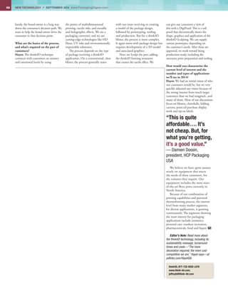 Packaging Digest think4D Editorial | PDF
