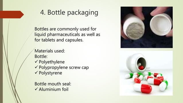 Pharmaceutical Packaging tablet and capsules | PPTX