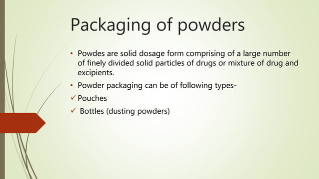 Pharmaceutical Packaging tablet and capsules | PPTX