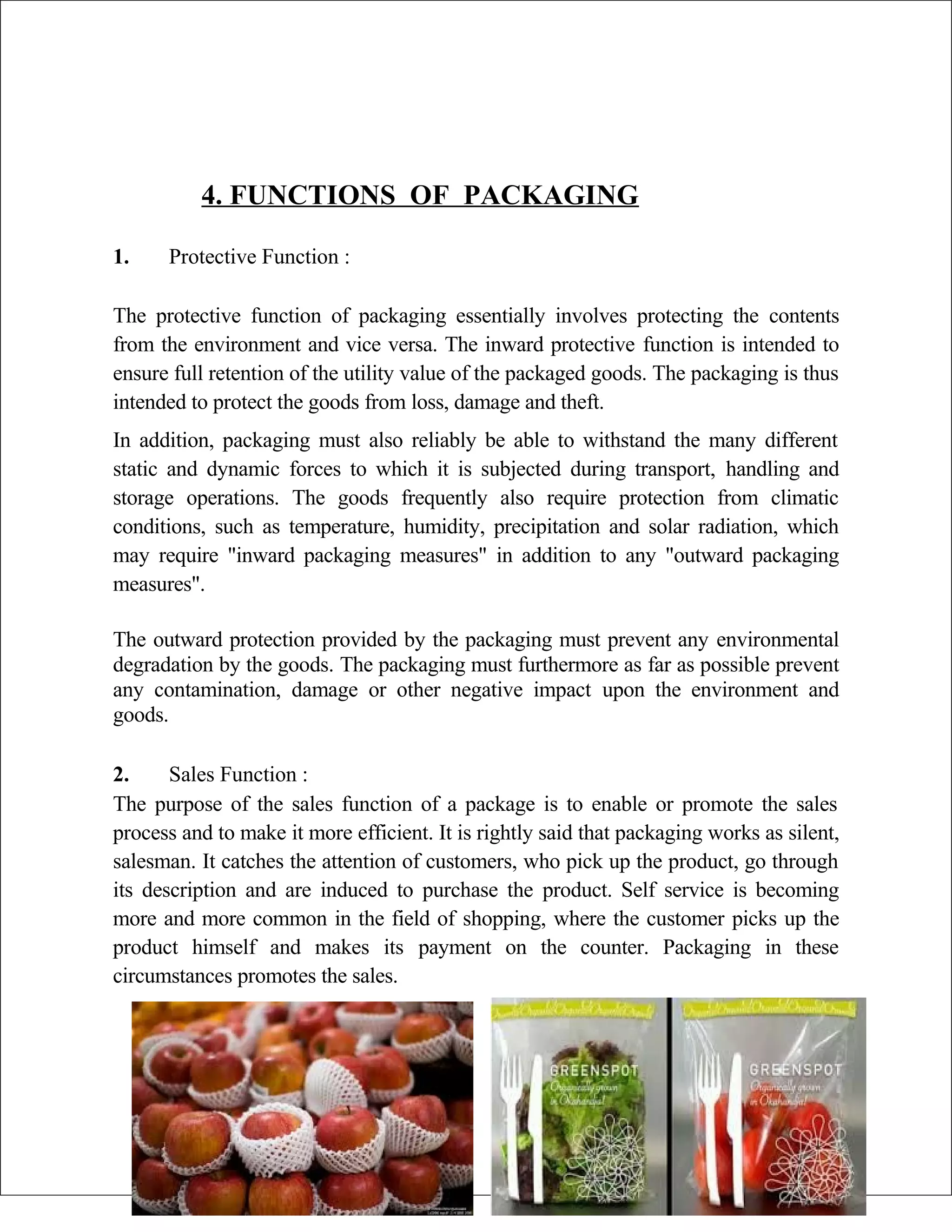 Role of Packaging in sales of FMCG products | DOC