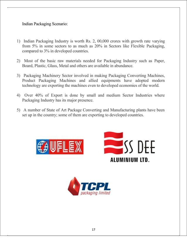 Role of Packaging in sales of FMCG products | DOC
