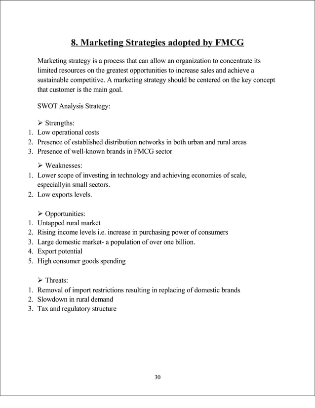 Role of Packaging in sales of FMCG products | DOC