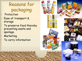 Packaging & food labelling | PPT
