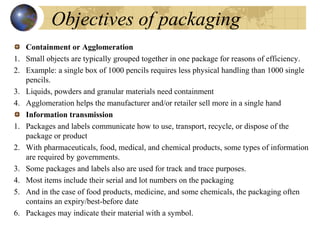 Packaging for the Logistics | PPT