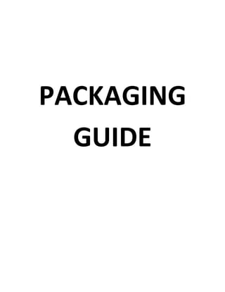 Packaging guide | PDF