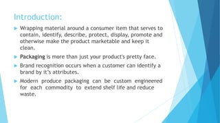Packaging Innovations & Research Methods | PPTX | Business | Business ...