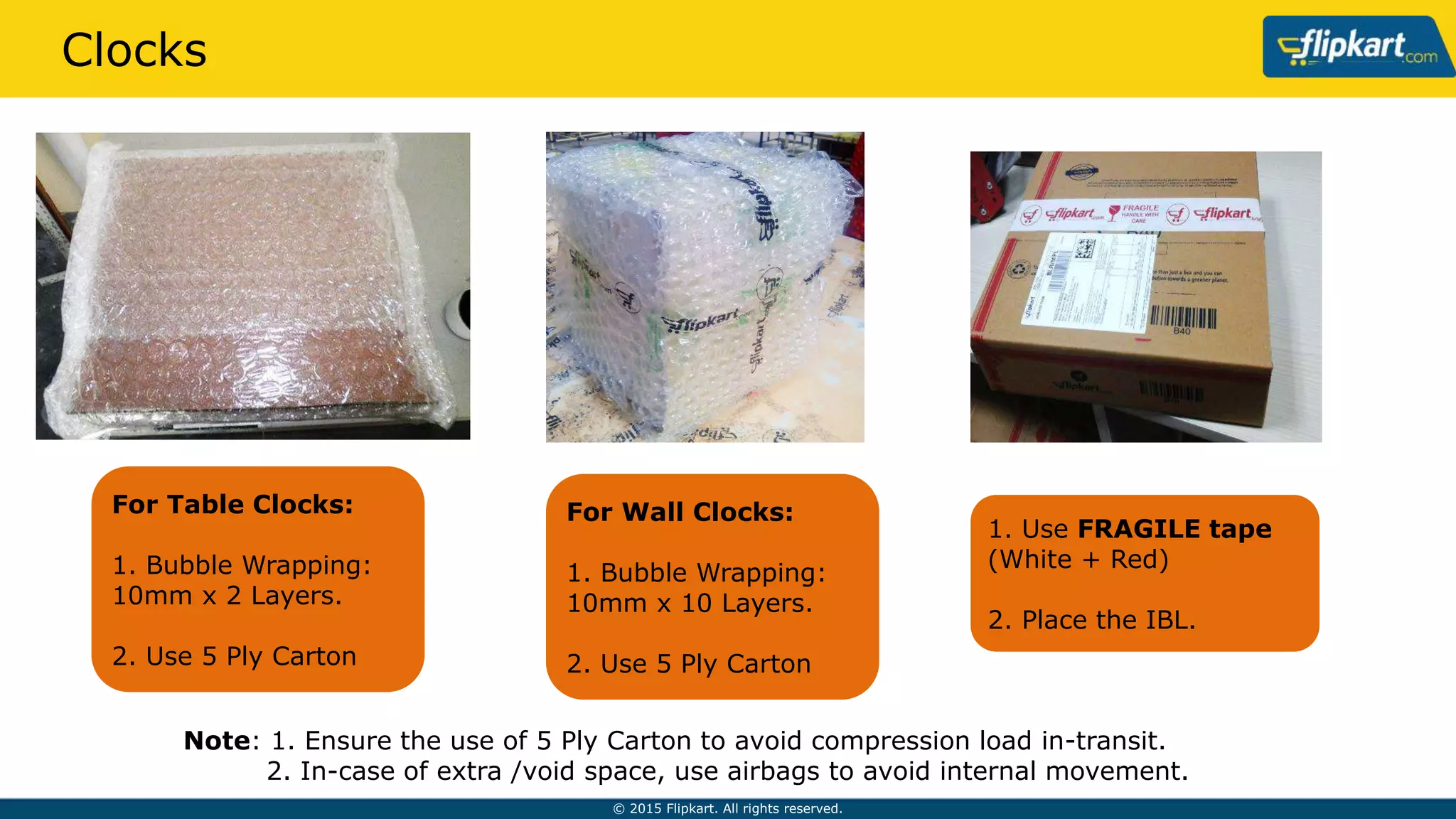 Packaging instructions - Fragile products | PDF