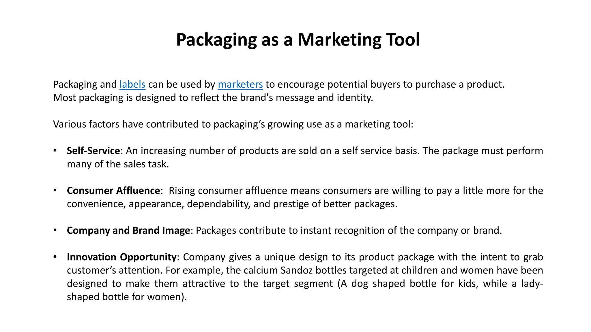 Packaging intro | PPTX | Business | Business and Finance