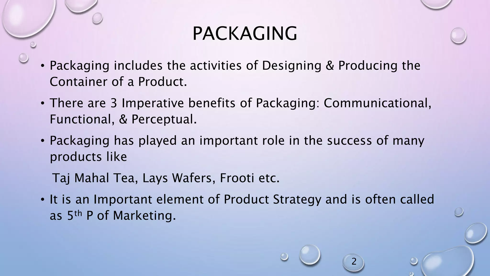 Packaging & labelling - Marketing_Presentation | PPTX