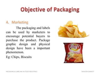 Packaging & labeling in food industries | PPSX