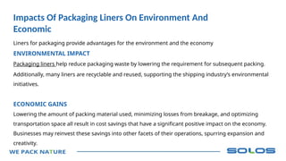 Packaging Liners Efficient Packing Solutions For International Shipping ...