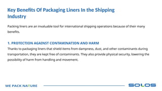 Packaging Liners Efficient Packing Solutions For International Shipping ...