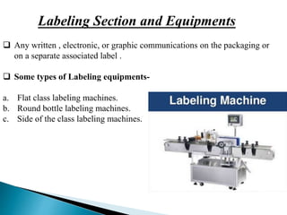 Packaging machinery and equipment | PPTX