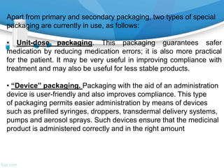 Basic principles of compounding and dispensing (Containers and closures ...