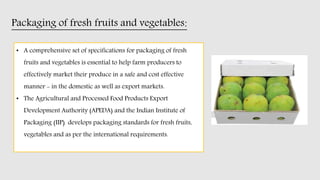 Packaging material export standards | PPTX