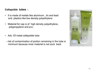 Packaging material for various formulations | PPTX